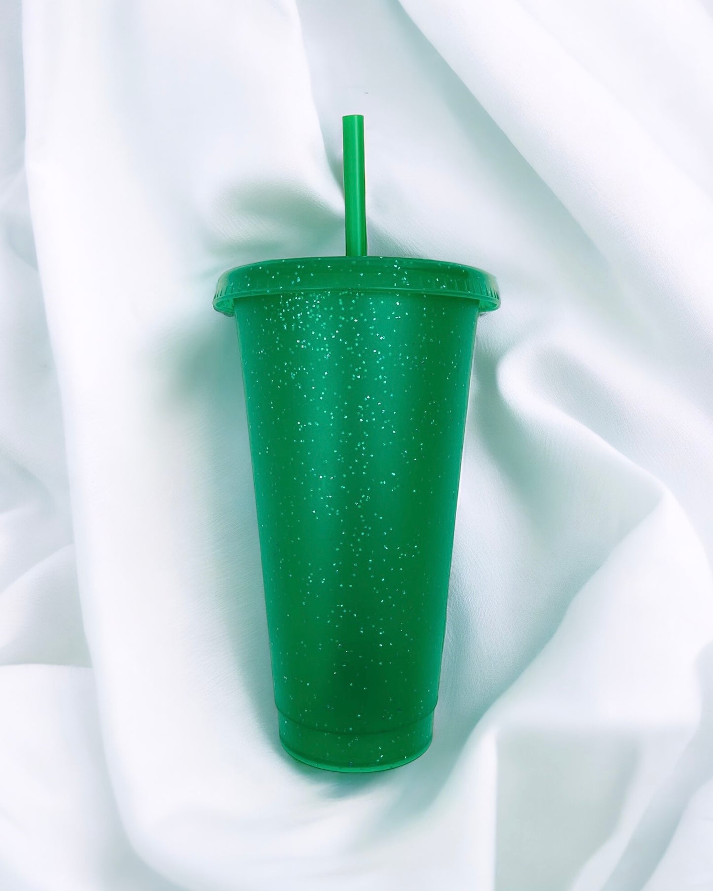 24OZ GREEN GLITTER COLD CUP – Ro & Co Wholesale