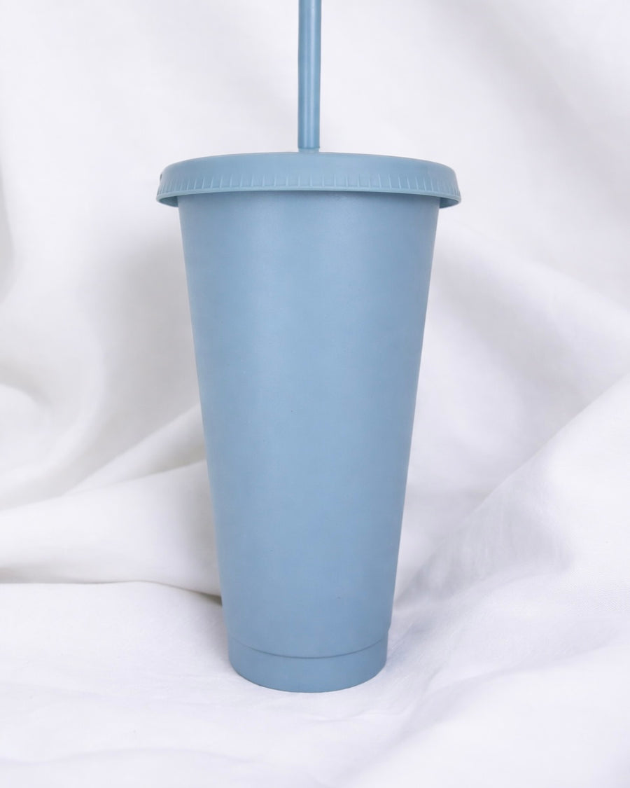 24OZ PASTEL BLUE SOLID COLOUR CUP – Ro & Co Wholesale