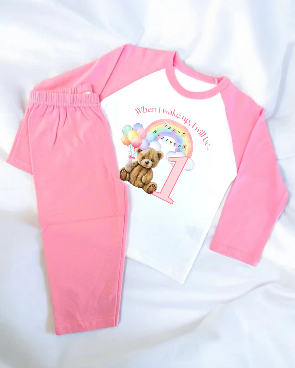 DTF - WHEN I WAKE UP PINK BEAR – Ro & Co Wholesale