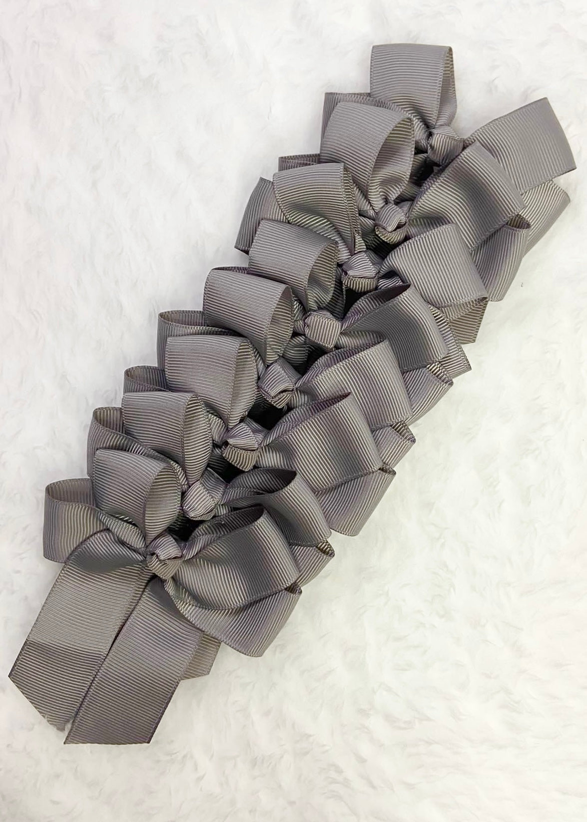 Grey Hair Bow – Ro & Co Wholesale